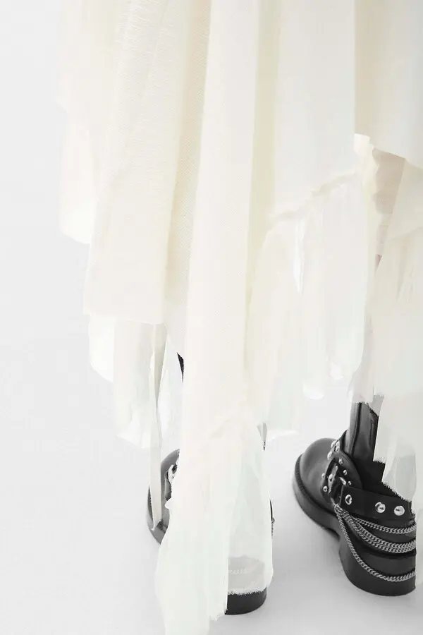 ANN DEMEULEMEESTER Vega Midi Skirt
