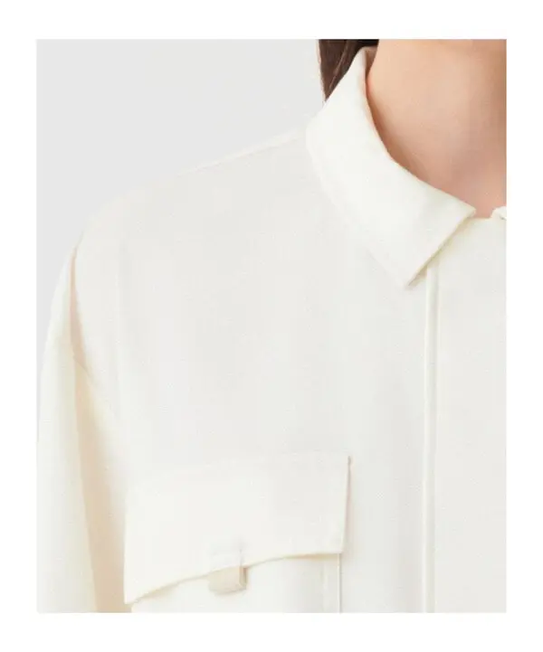 Fabiana Filippi Long-sleeve Casual Jacket With Patch Pockets