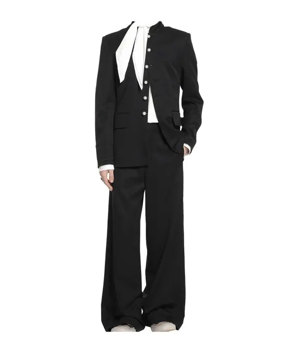 ANN DEMEULEMEESTER Straight-cut Casual Jacket