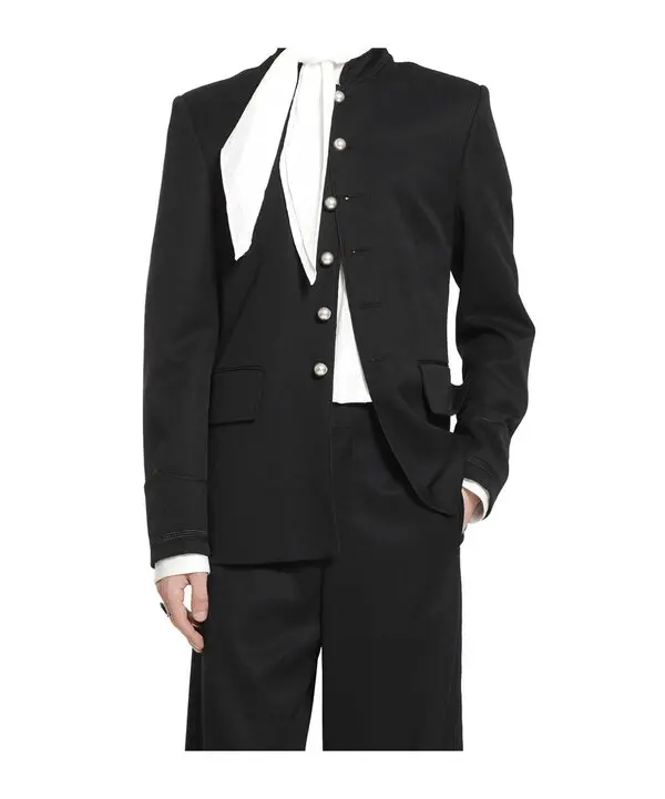 ANN DEMEULEMEESTER Straight-cut Casual Jacket