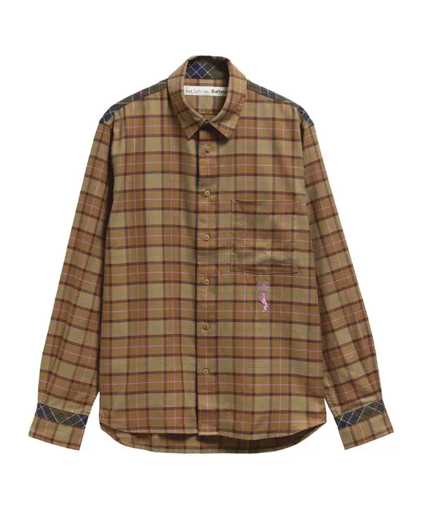 Barbour Long Sleeve Shirt - Brown