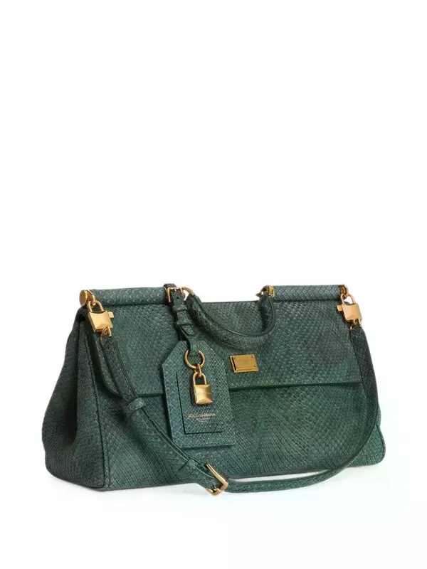Dolce & Gabbana Medium My Sicily Handbag In Python