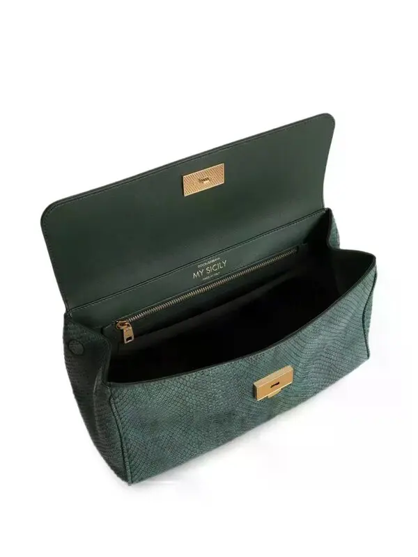 Dolce & Gabbana Medium My Sicily Handbag In Python