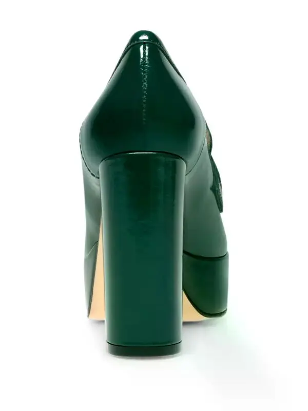 GIANVITO ROSSI Hadden Platform Loafers - Green