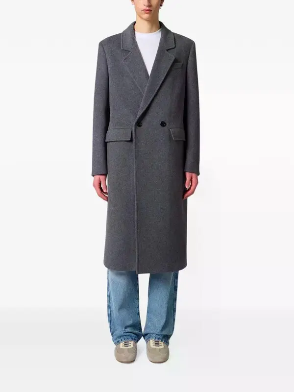 MSGM Double-breasted Peak-lapels Coat
