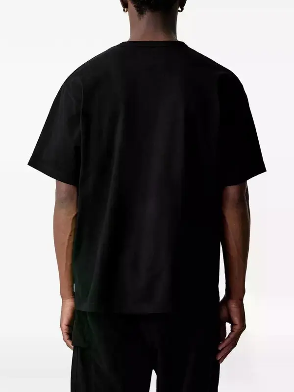 NEIGHBORHOOD Logo-patch Chest-pocket T-shirt - Black