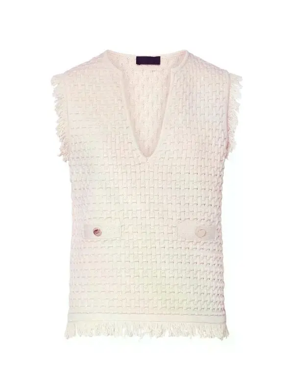 Liu Jo Fringed-detail Waistcoat