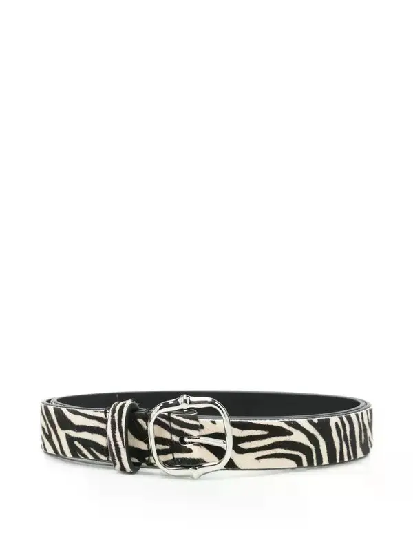 Isabel Marant Étoile Depson Zebra-print Belt - Neutrals