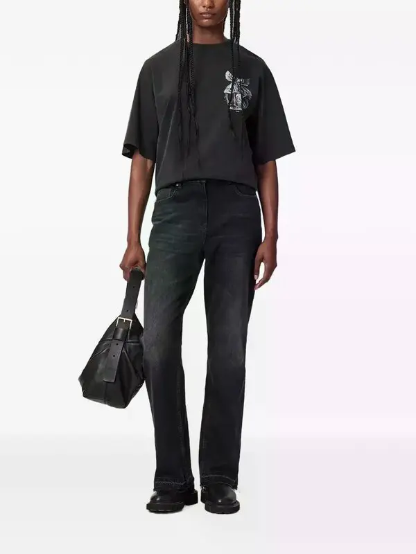 ALLSAINTS Angel-graphic T-shirt - Black