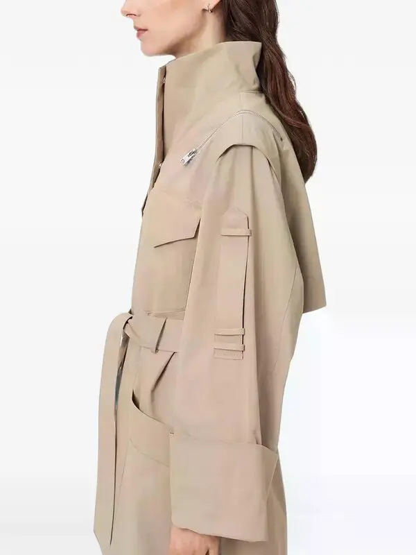 ALLSAINTS Belted Multi-pocket Trench Coat
