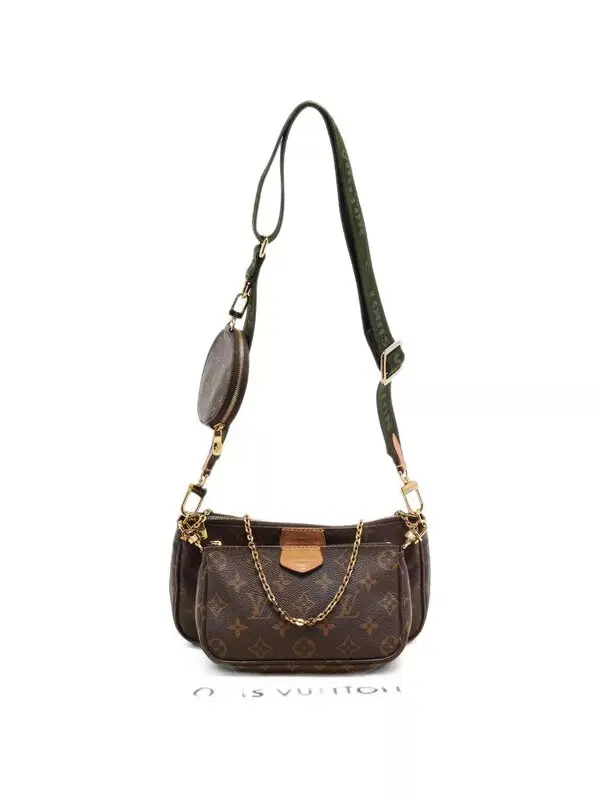 LOUIS VUITTON Multi Pochette Accessoires Monogram Cross Body Bag - Brown