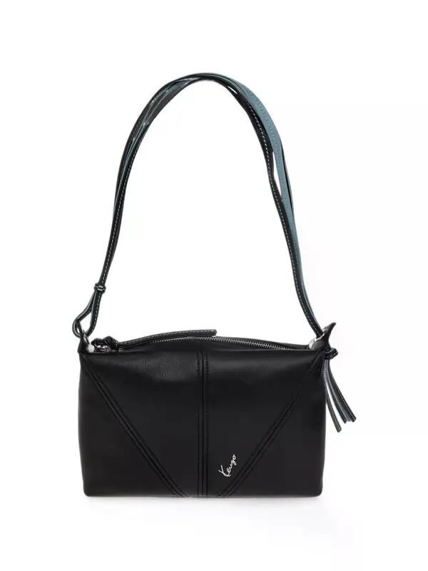 Kenzo Kite Logo-plaque Leather Shoulder Bag