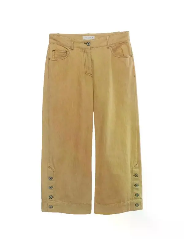 Celine Wide-leg Denim Jeans - Neutrals