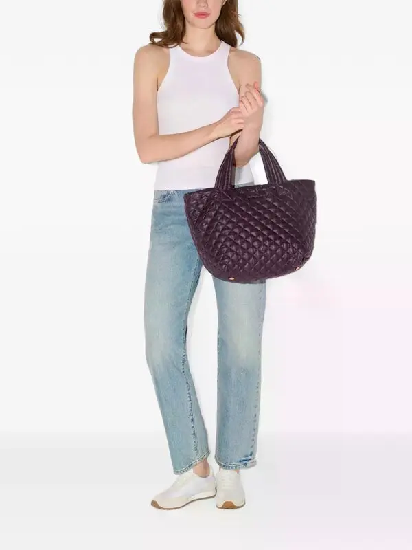 Mz Wallace Small Metro Tote Deluxe Tote Bag - Purple
