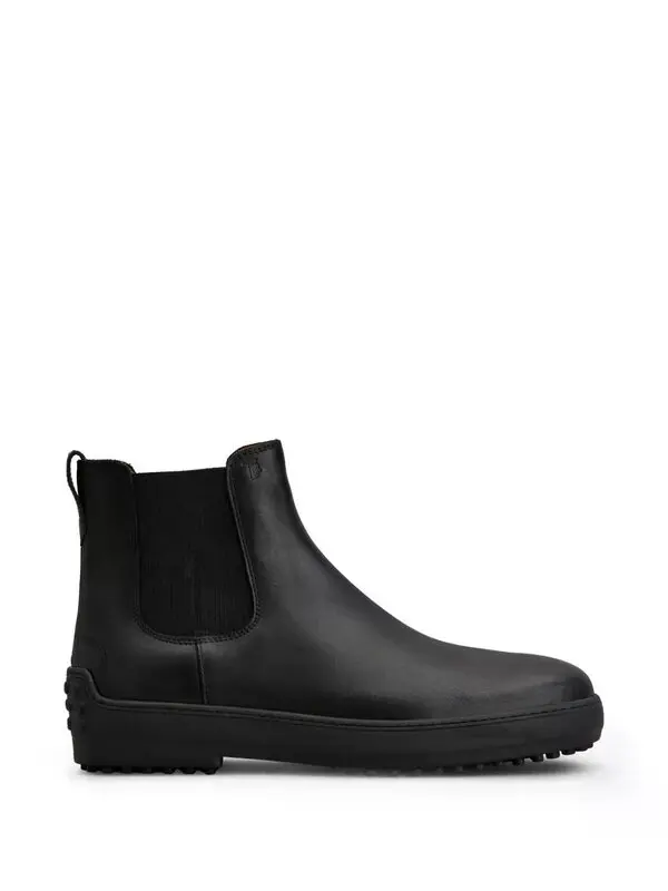 TOD'S Winter Gommino Chelsea Boots In Leather