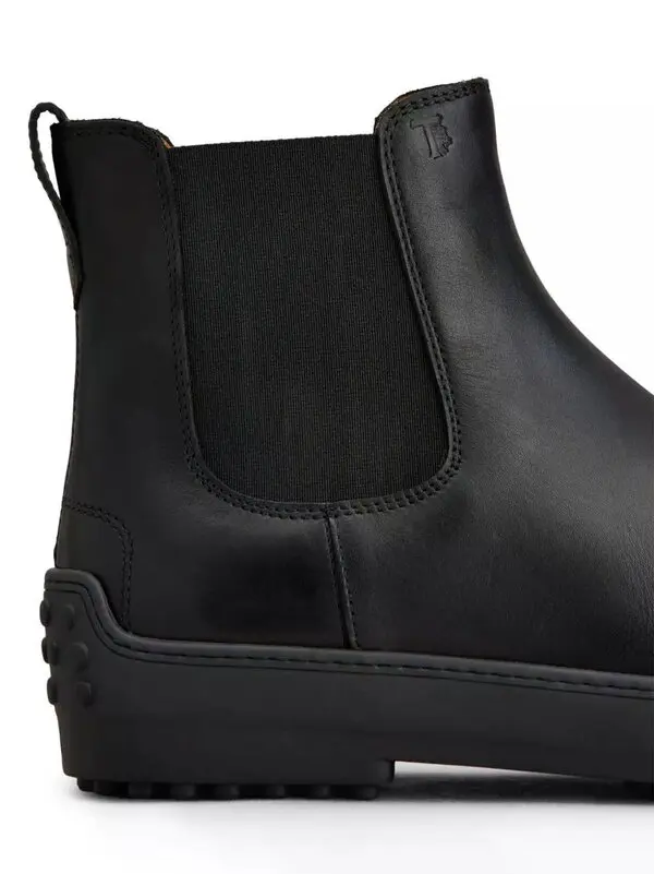 TOD'S Winter Gommino Chelsea Boots In Leather