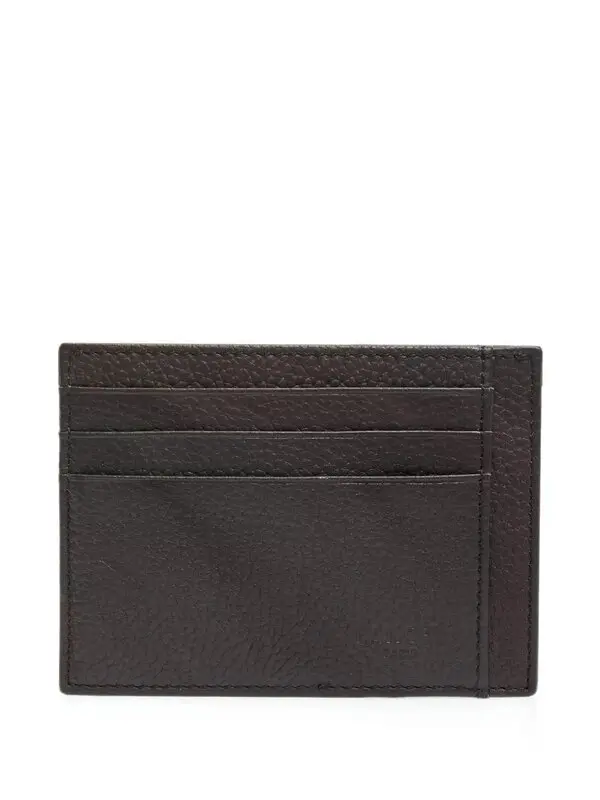 LANCEL Leon Grained Leather Cardholder