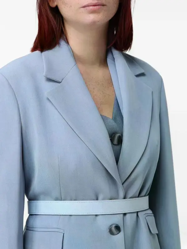HANITA Belted Chain-detail Jacket