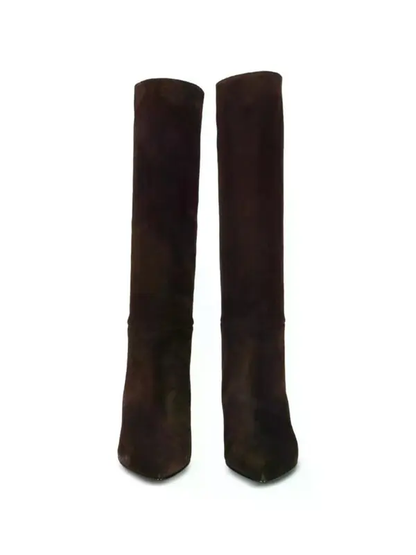 VIA ROMA 15 Pointed-toe Suede Boots