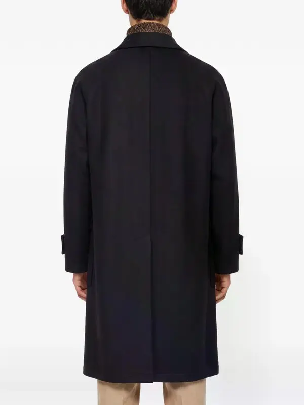 Tagliatore Raglan-sleeve Concealed-fastening Coat