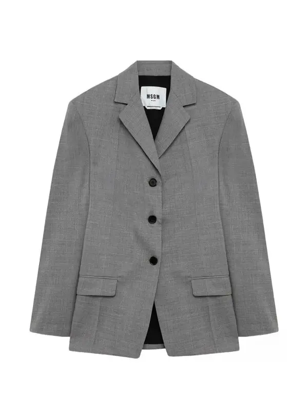 MSGM Darted Single-breasted Jacket