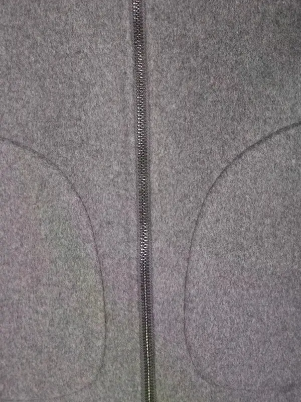 AMARANTO Zip-up Bomber Jacket - Grey