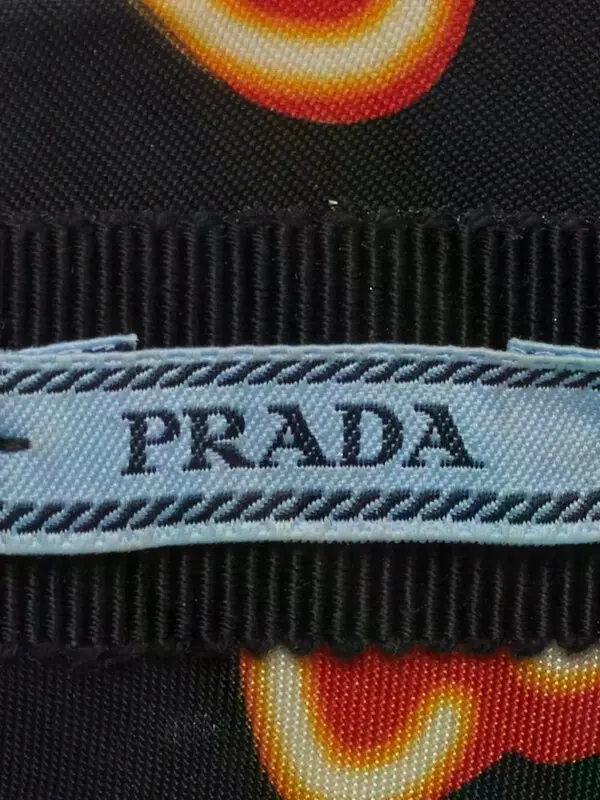 Prada Heart-print Re-nylon Headband