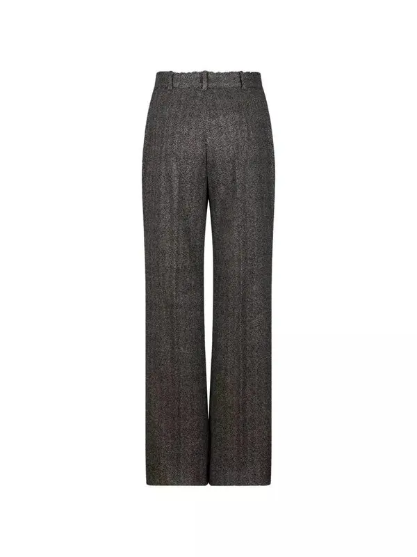 Max Mara Herringbone-pattern Trousers