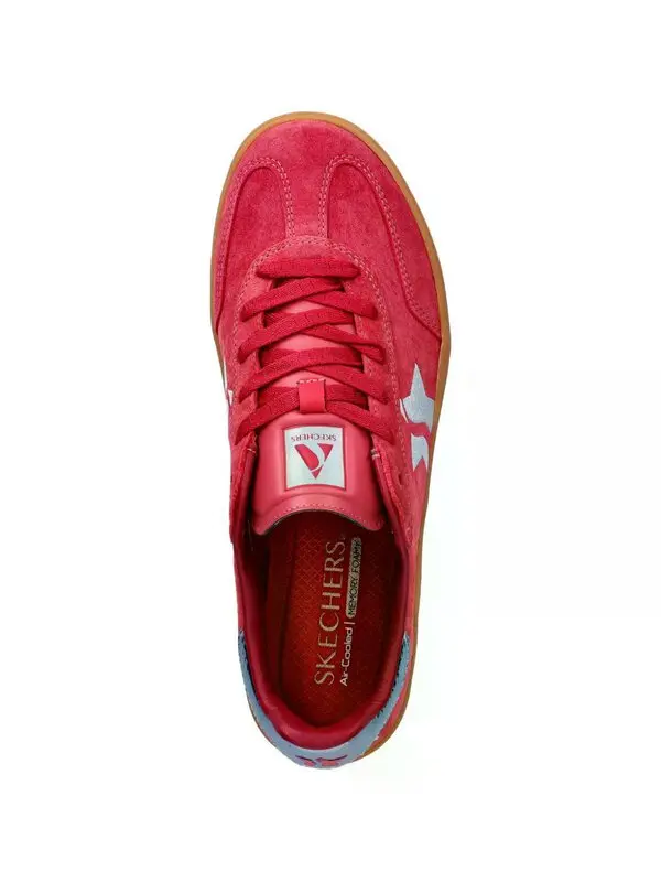 Sketchers Academy Hi Elevated Essence Logo-patch Platform Sneakers - Pink