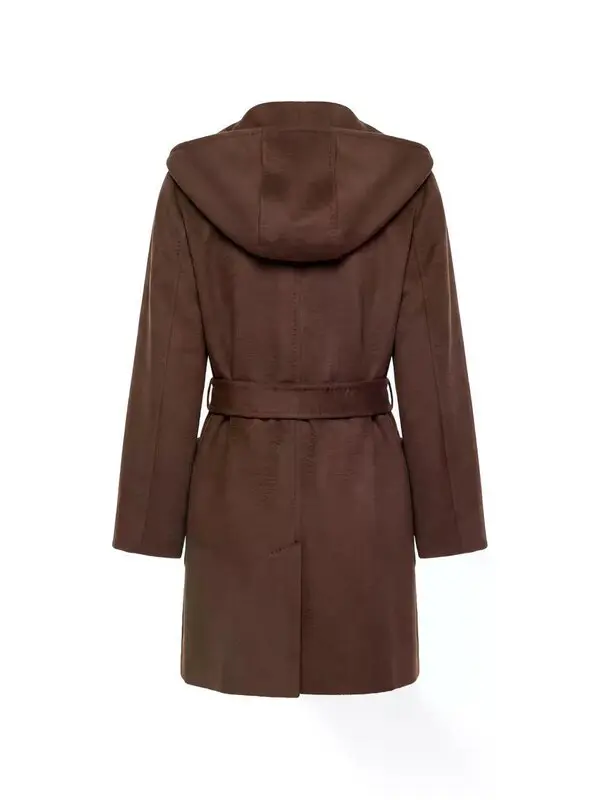 Max Mara Belted Hooded Coat