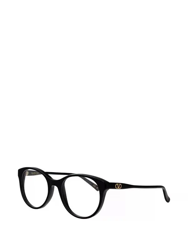 Valentino Garavani Vlogo Signature Round-frame Glasses