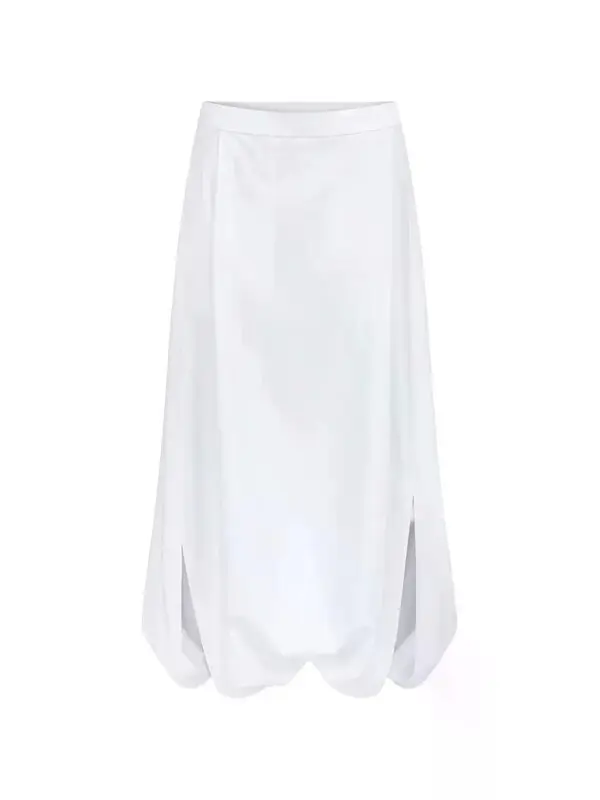Tibi Jalousie Bubble Midi Skirt
