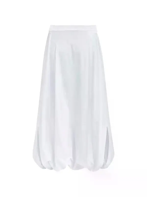 Tibi Jalousie Bubble Midi Skirt