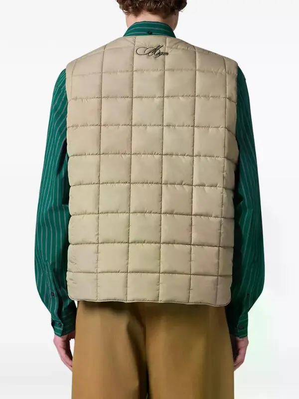 MSGM Pinstripe-pattern Reversible Gilet