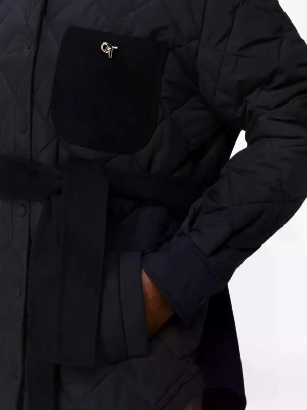 Fabiana Filippi Quilted Belted Jacket