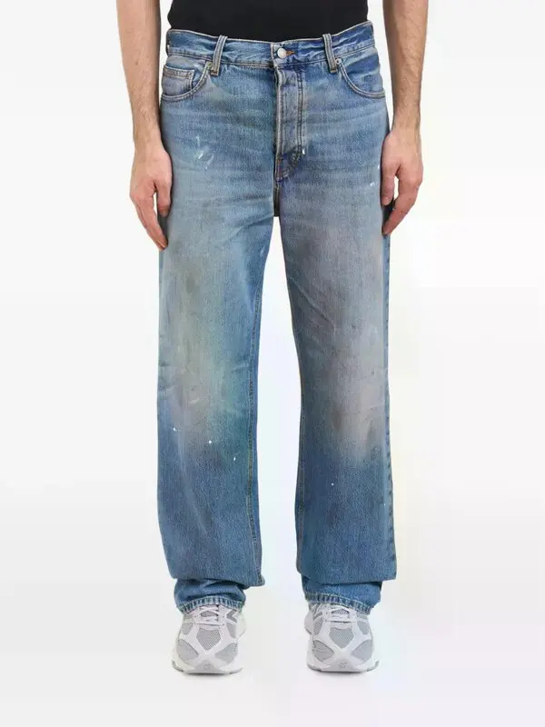 HAIKURE Logan Paint-splatter Jeans