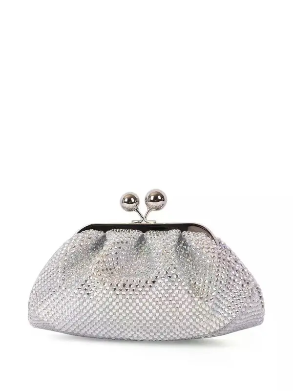 Max Mara Pasticcino Clutch Bag - Silver