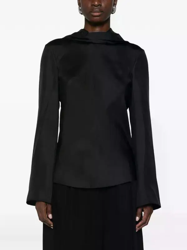 RÓHE Bow-detail Long-sleeve Top