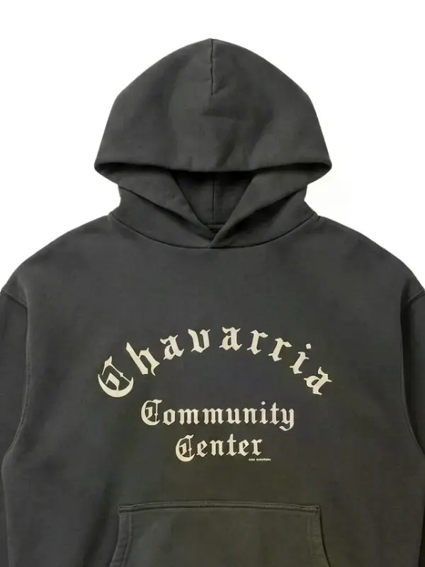 WILLY CHAVARRIA Logo-print Hoodie - Grey