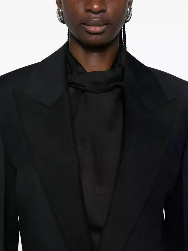 RÓHE Cropped Peak-lapel Blazer