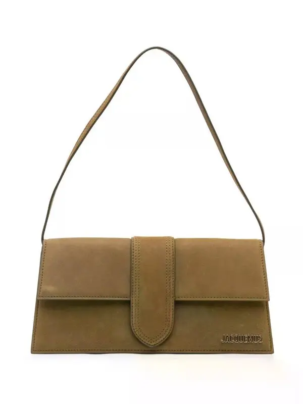 Jacquemus 2010-2026 Suede Le Bambino Long Shoulder Bag - Brown