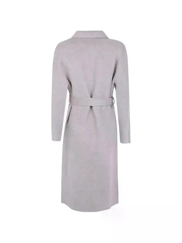 GIOVANNI PARIS Olive Double-breasted Belted Coat