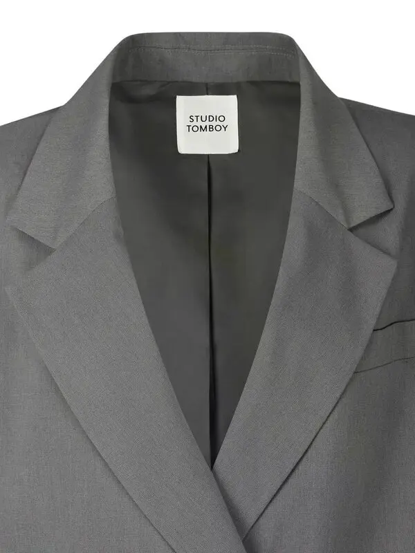 STUDIO TOMBOY Single-breasted Blazer - Grey