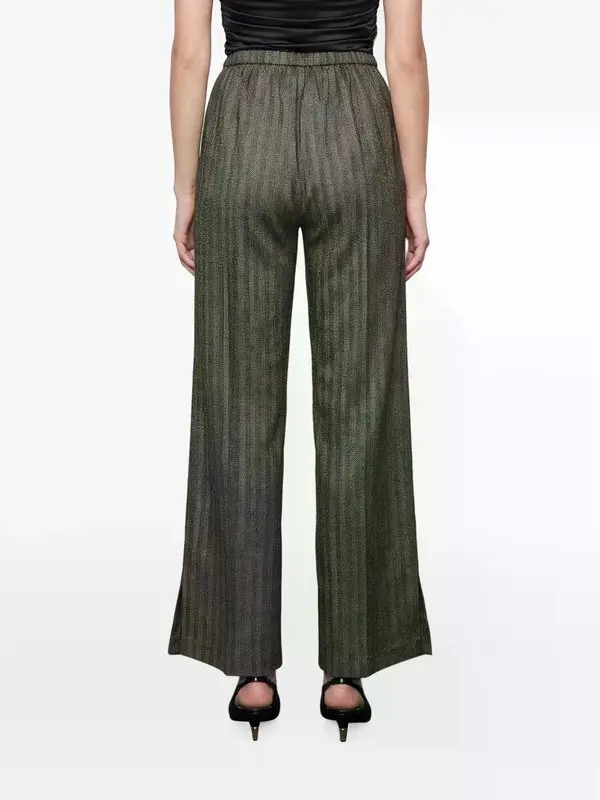 FORTE_FORTE Herringbone-pattern Trousers