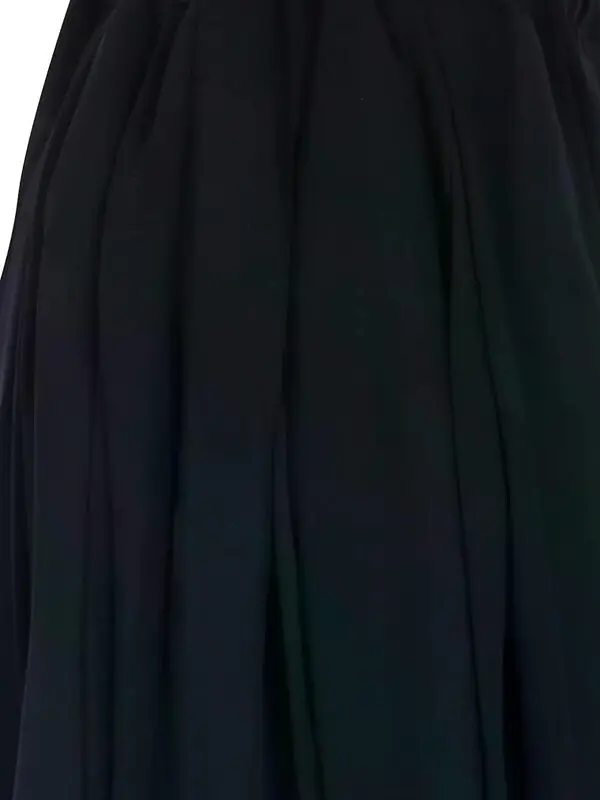 Comme Des Garçons Pleated Layered Midi Skirt