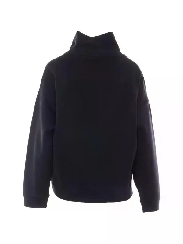 OWN High-neck Embroidered Sweater