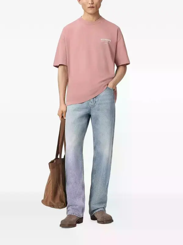 ALLSAINTS Backstage Logo-print T-shirt - Pink