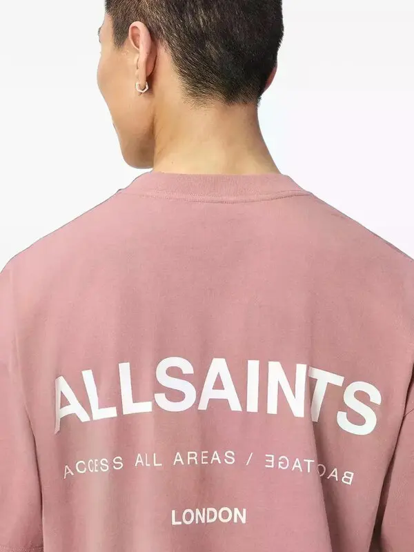 ALLSAINTS Backstage Logo-print T-shirt - Pink