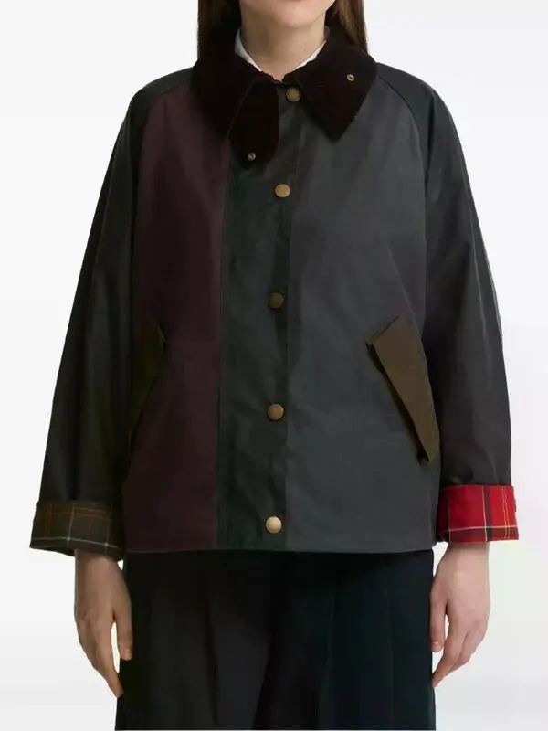BARBOUR INTERNATIONAL Patchwork Transport Waxed Jacket