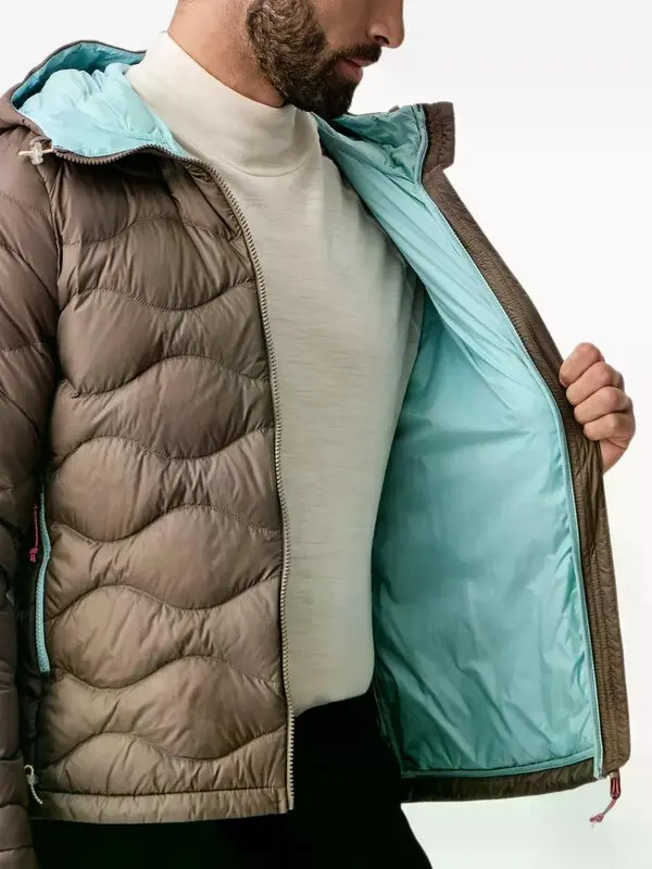 PEAK PERFORMANCE Quilted Hooded Jacket - Brown